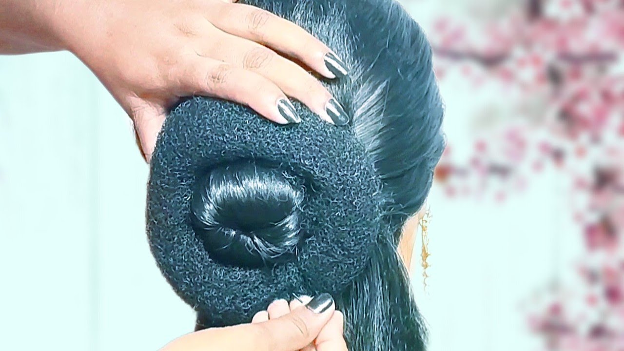 Best Extraordinary New Bun Hairstyle For Wedding | Latest New Bun ...