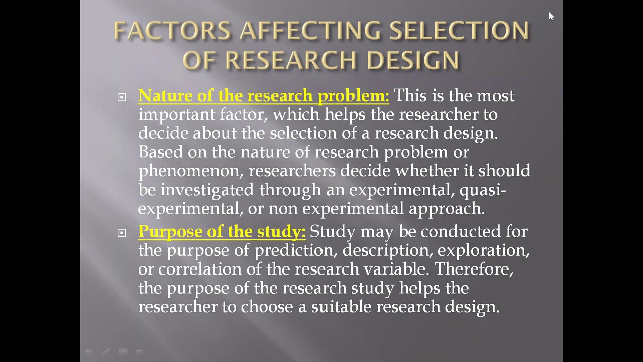 Factors Affecting Research Design YouTube factors-affecting-research-design-youtube
