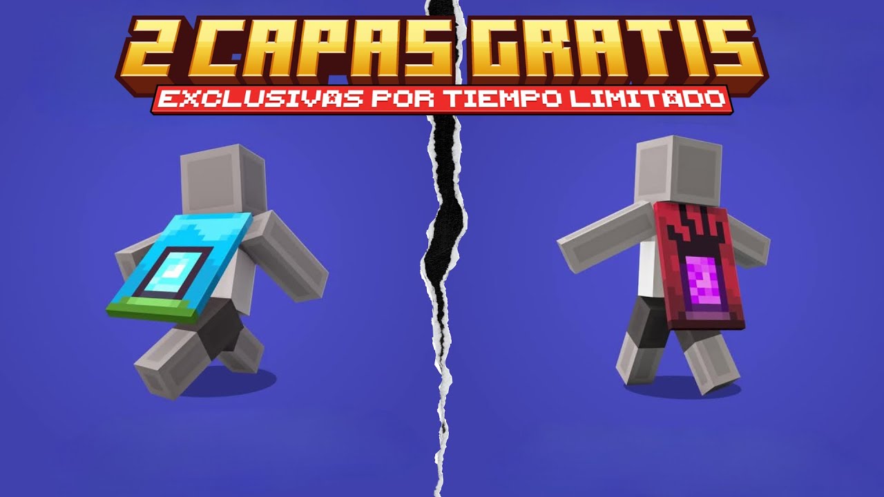 Como OBTENER dos capas EXCLUSIVAS 🎁 PARA MINECRAFT JAVA Y BEDROCK ...