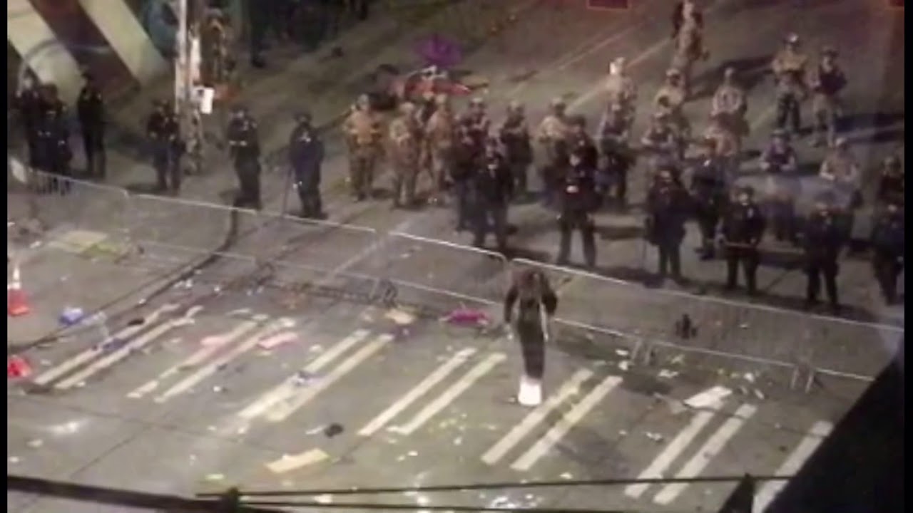 Taps by a bugle player at Seattle George Floyd Protest - YouTube