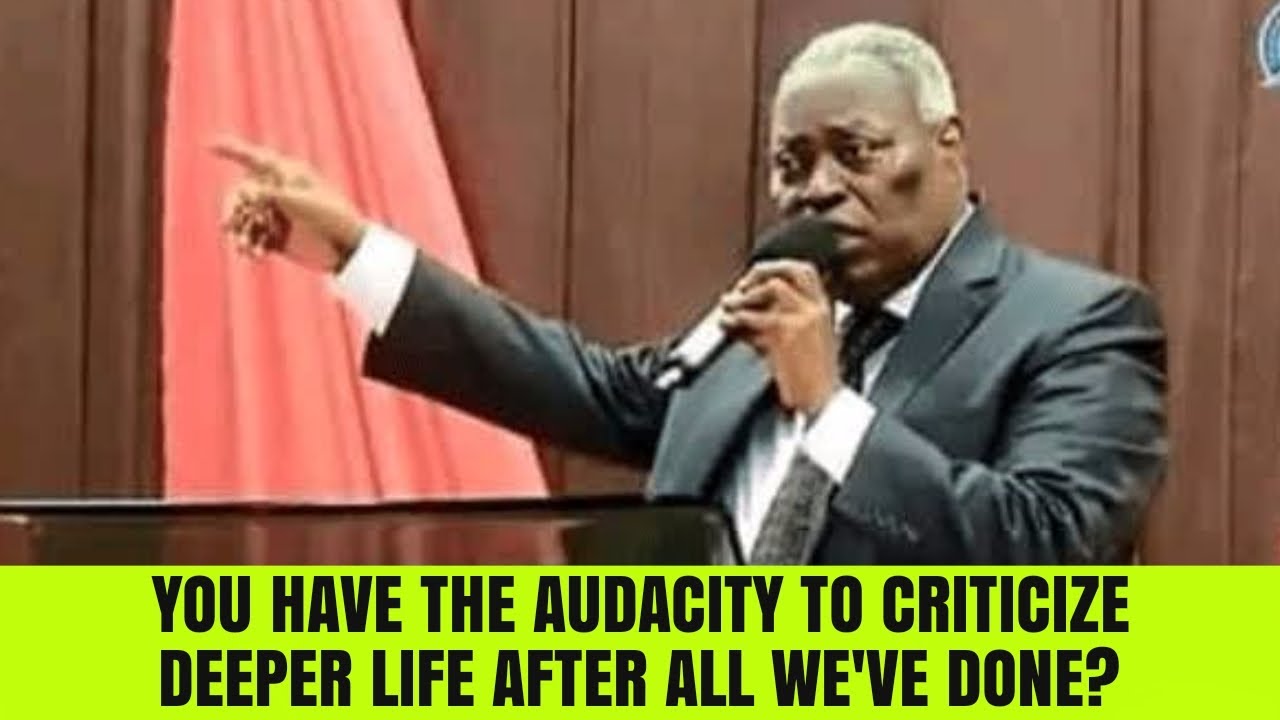 Breaking! Pastor Kumuyi replied people criticizing Deeper Life Bible ...