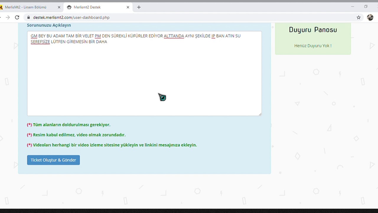 Merlismt2 Destek Google Chrome 2020 06 15 13 03 56 - YouTube