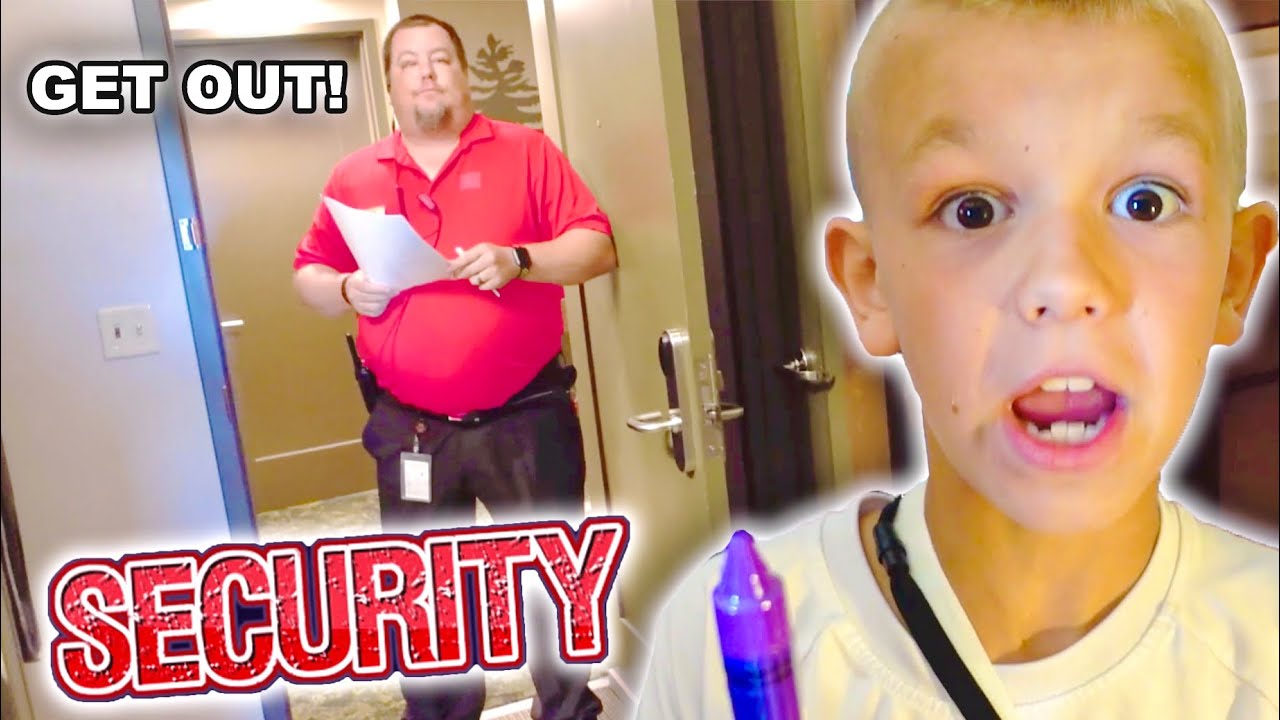 Called Security To Kick Us OUT Of Our Room! - YouTube
