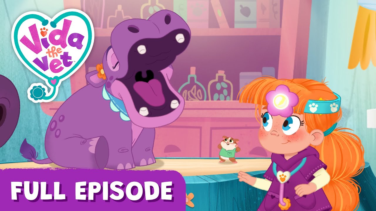 Juno’s Wiggly Tooth @VidaTheVet Full Episode 💖 Animal Cartoons for Kids ...