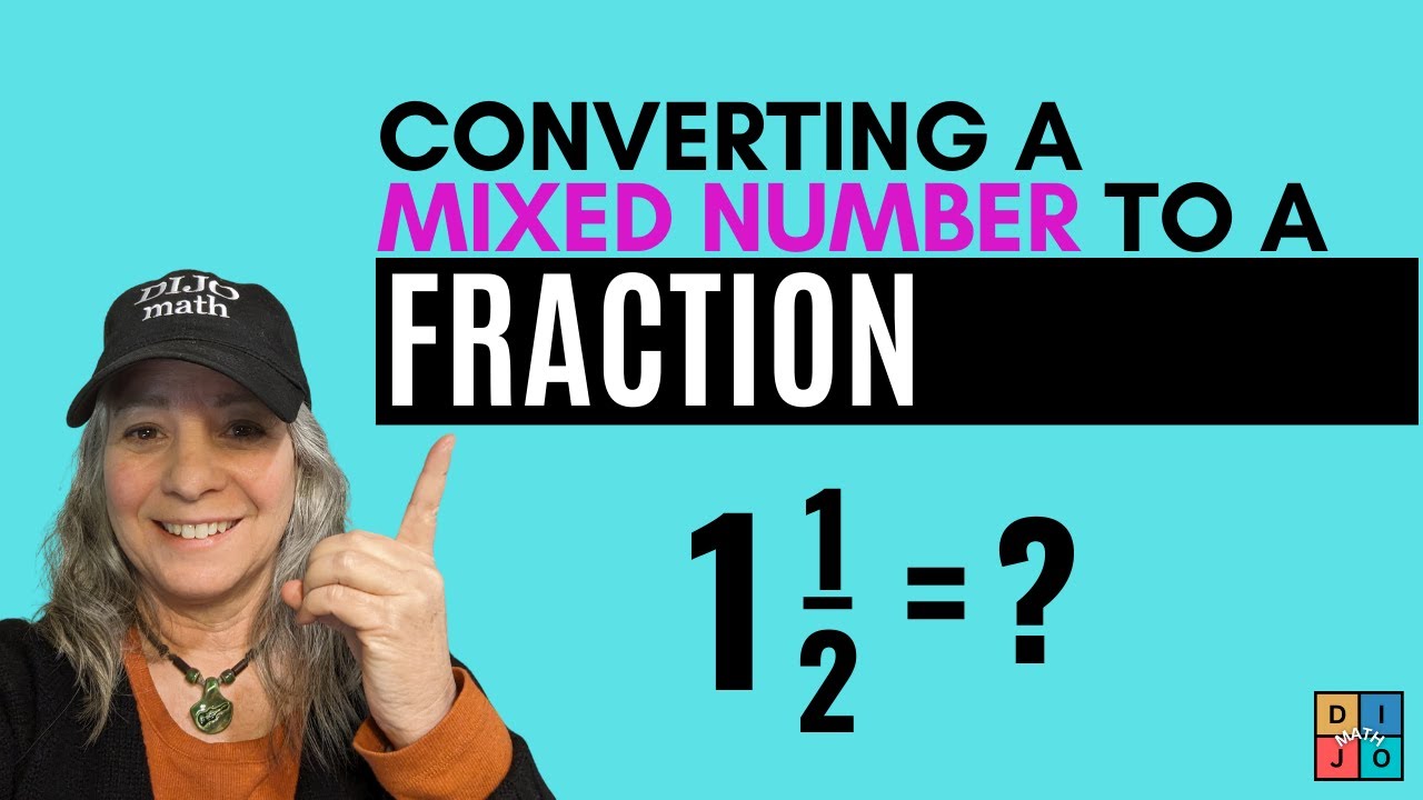 How to Convert a Mixed number to Fraction - YouTube