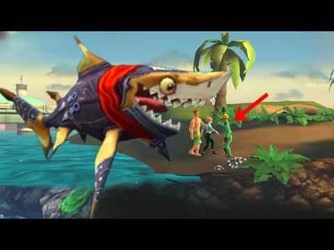 Hungry Shark World - Sharknobi attack Swimmer Full Gameplay HD - YouTube