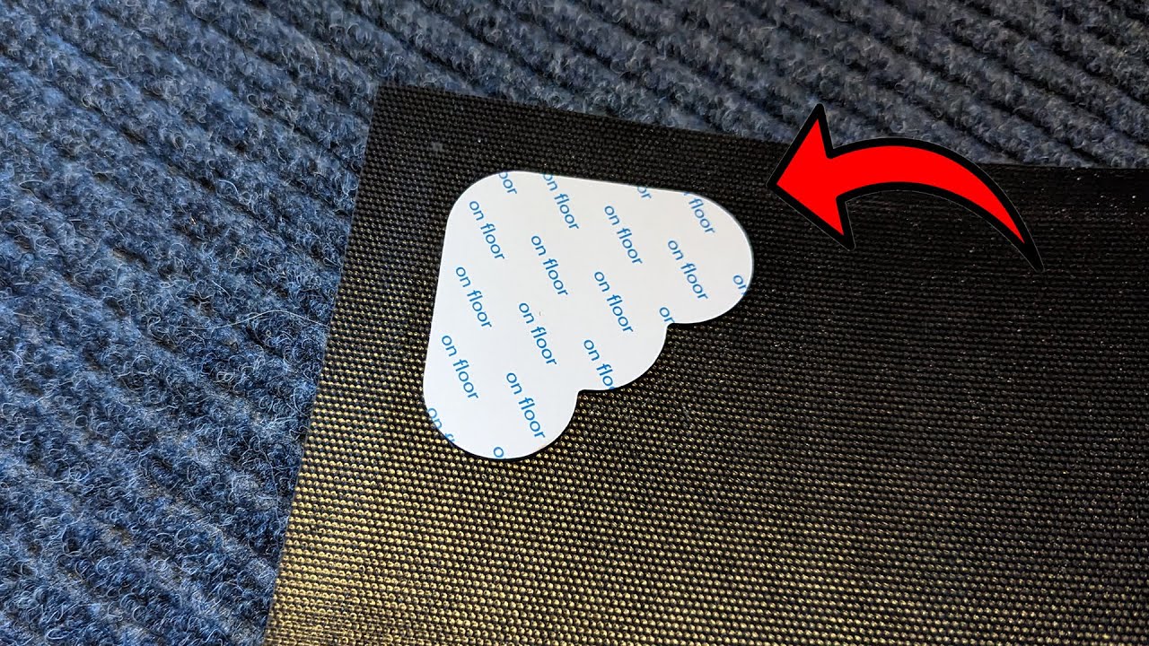Keep Your Rugs In Place With THESE Carpet Stickers! - YouTube