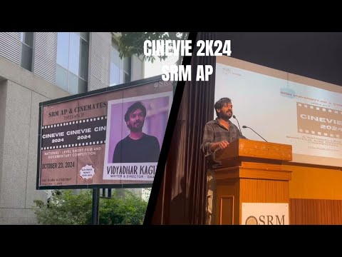 Gami director(vidyadhar kagitha) at srm ap - YouTube