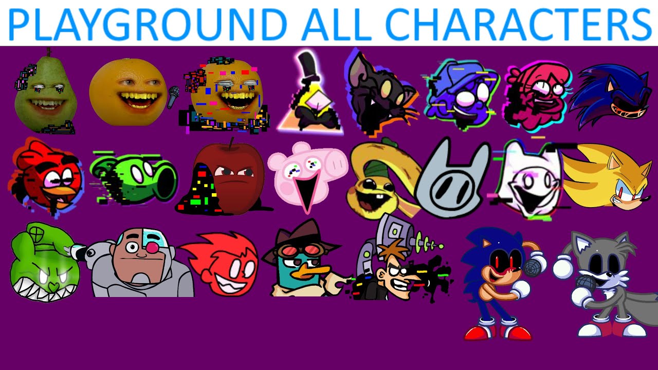 FNF Character Test | Gameplay VS My Playground | ALL Characters Test ...