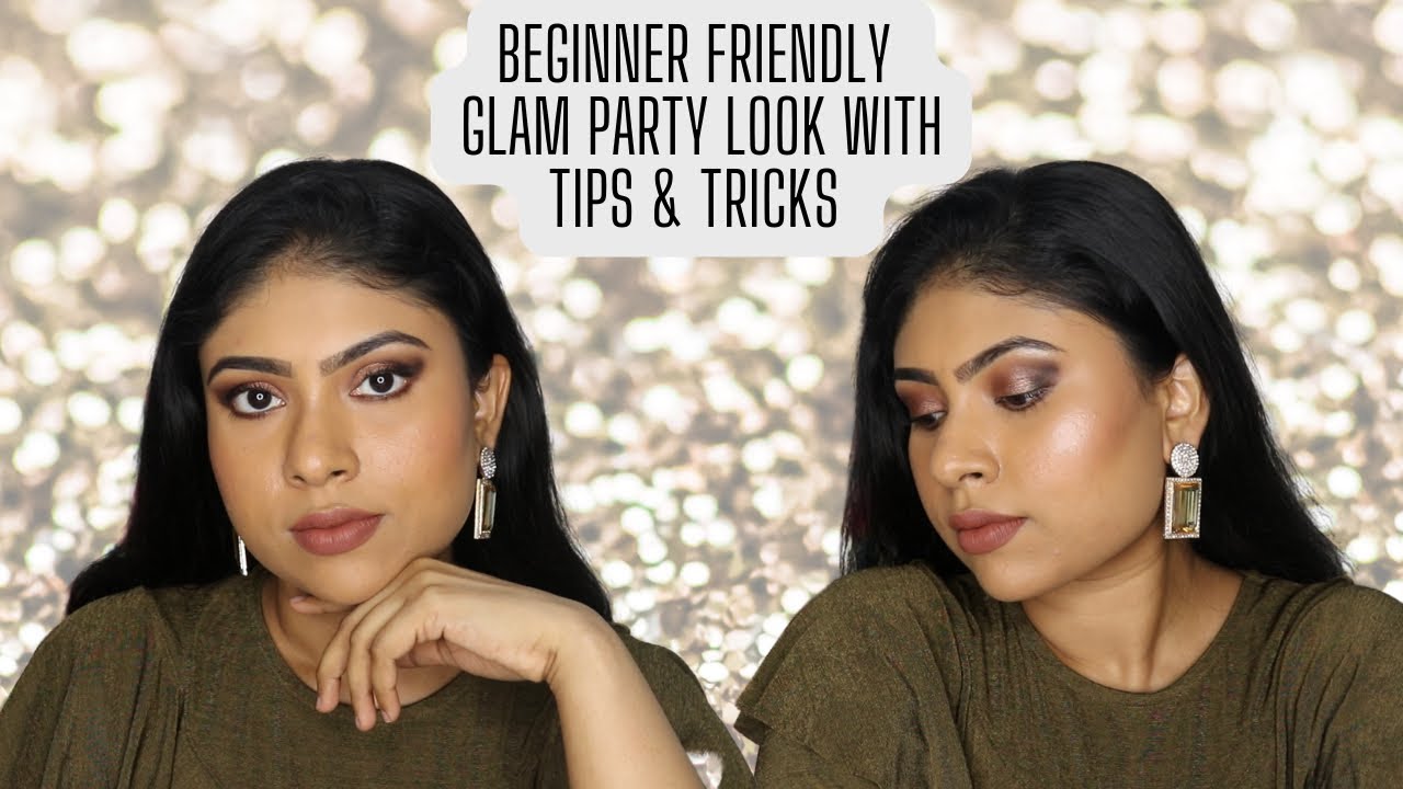 Glam Party Look ( Beginner friendly) | Party Makeup | Style With Sandy ...