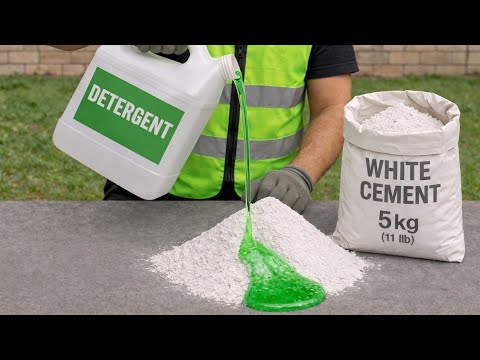Mix WHITE CEMENT with DISH SOAP and create something even NASA can’t explain!