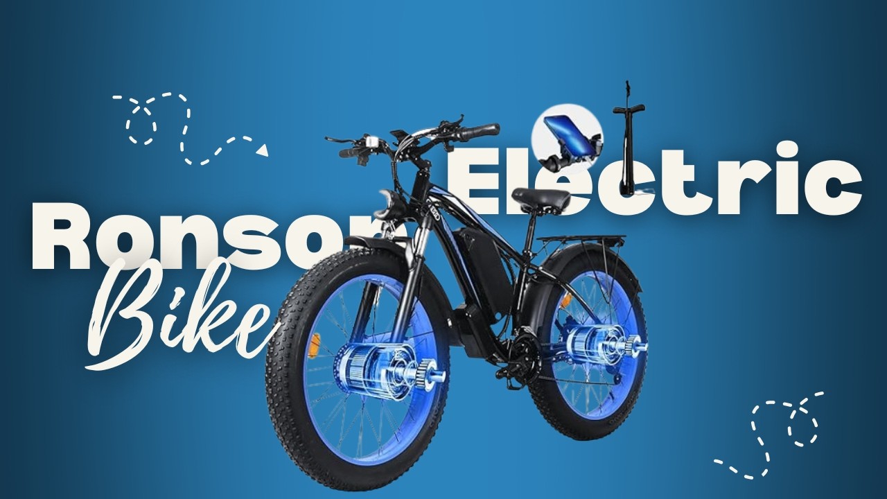 Ronson 3000W/2000W Electric Bike | 39MPH Fat Tire E-Bike with 100-Mile ...