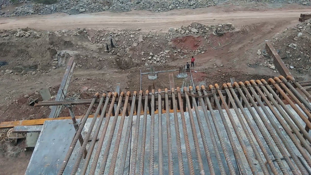 Pier cap top steel & mastering ring arrangment - YouTube