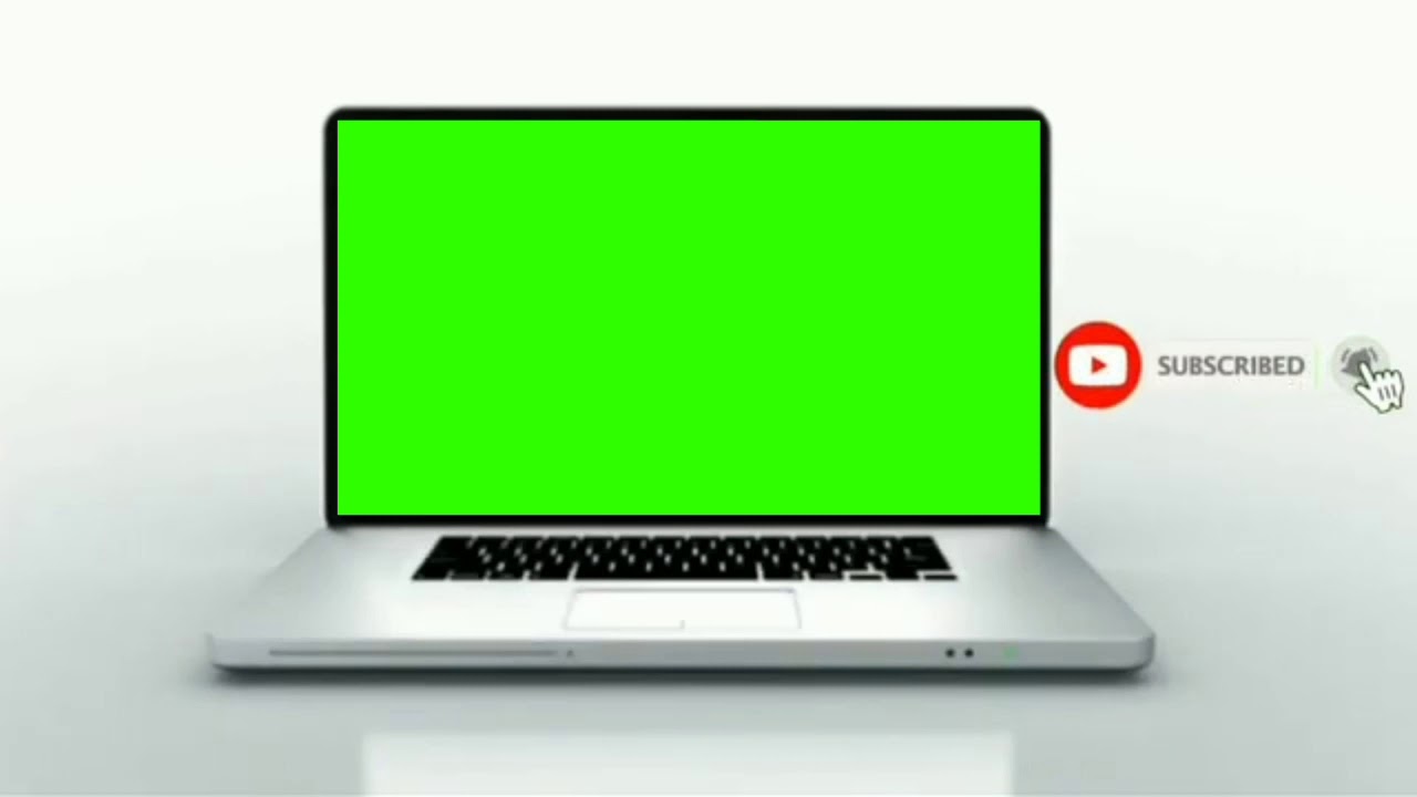 Green screen laptop intro gfx - YouTube