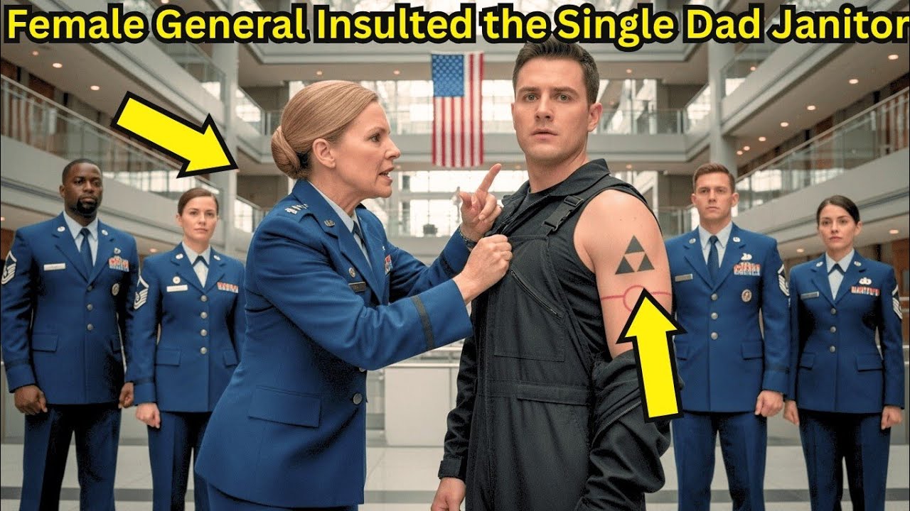 Female General Insulted the Single Dad Janitor — Until the Hidden ...