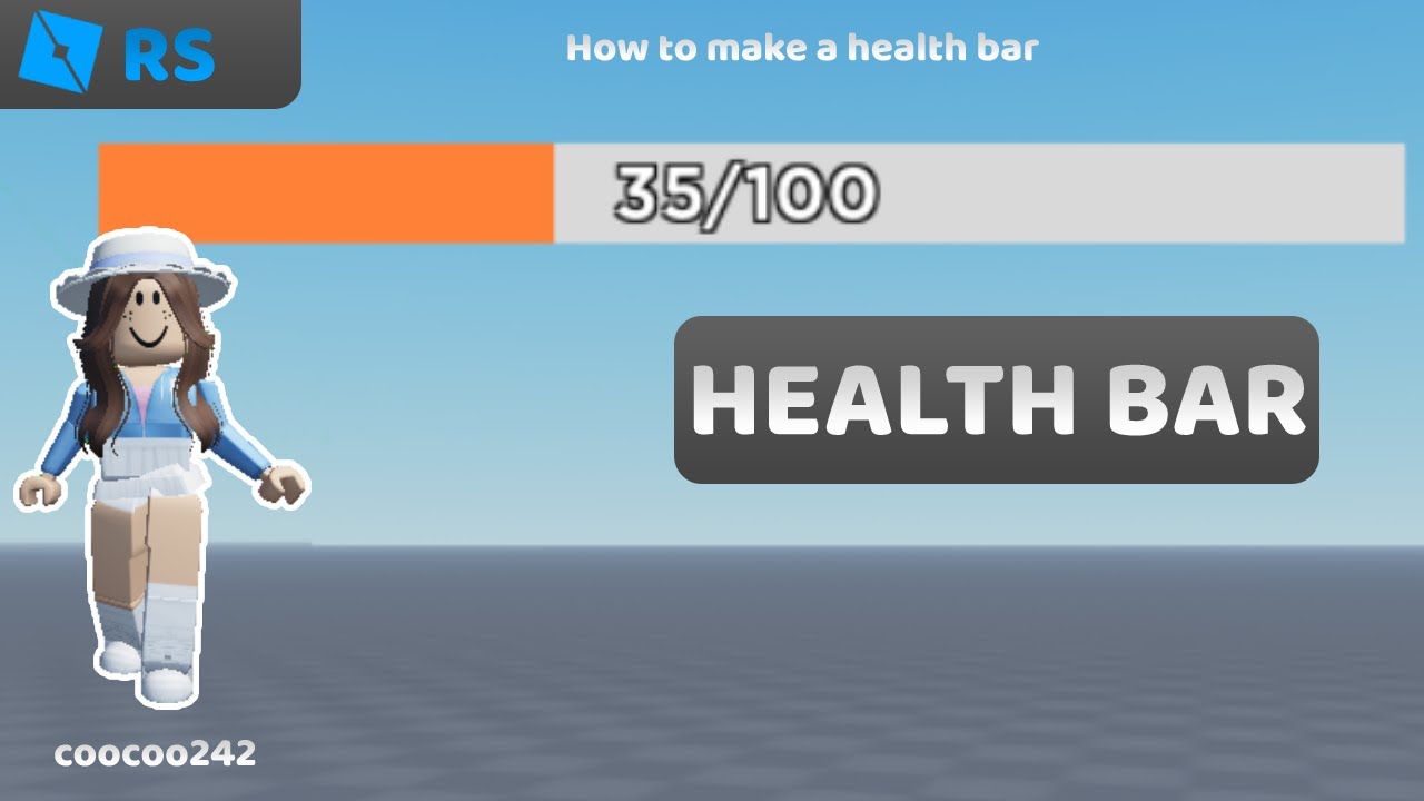 How to make a health bar UI | Roblox Studio - YouTube