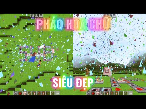 CÁCH LÀM PHÁO HOA BẮN CHỮ MINECRAFT SIÊU ĐẸP! | Tokalo Gaming - YouTube