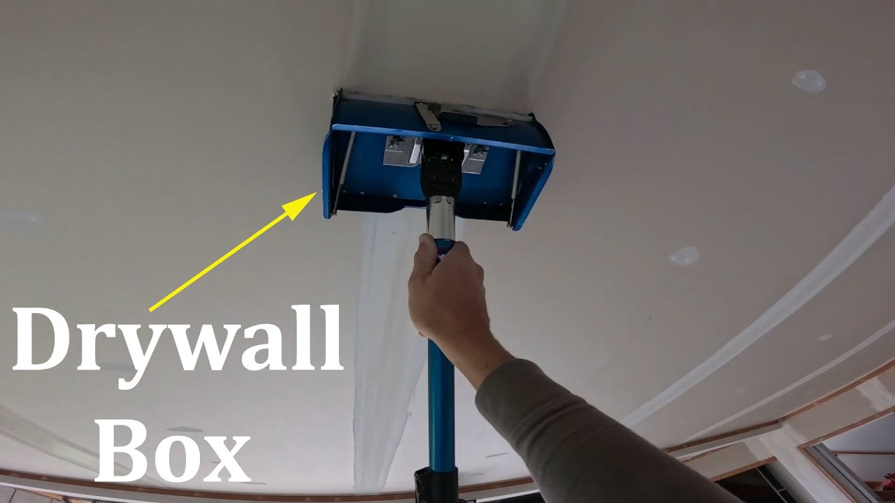 How to use a Drywall Flat Finishing Box - YouTube