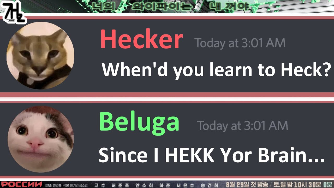 When Beluga becomes a Hecker... - YouTube