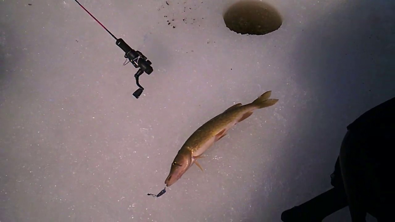 ICE FISHING 1st. DAY OF SPRING - YouTube