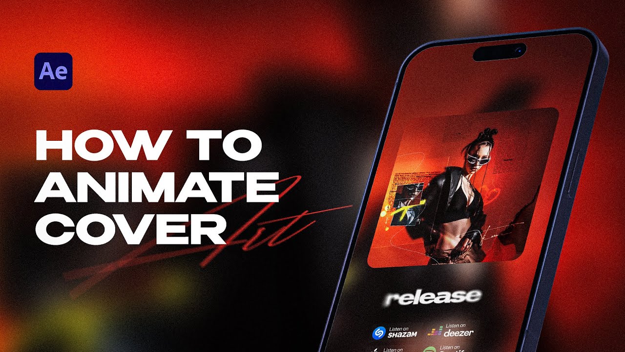 How to Animate Album Cover In After Effects | + Project File - YouTube