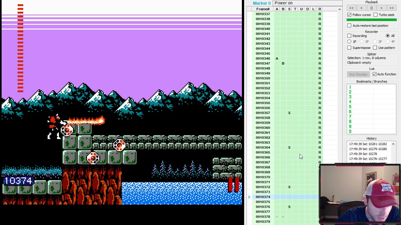 Castlevania II: Simon's Quest - 4 frame jump whip peak with pause ...
