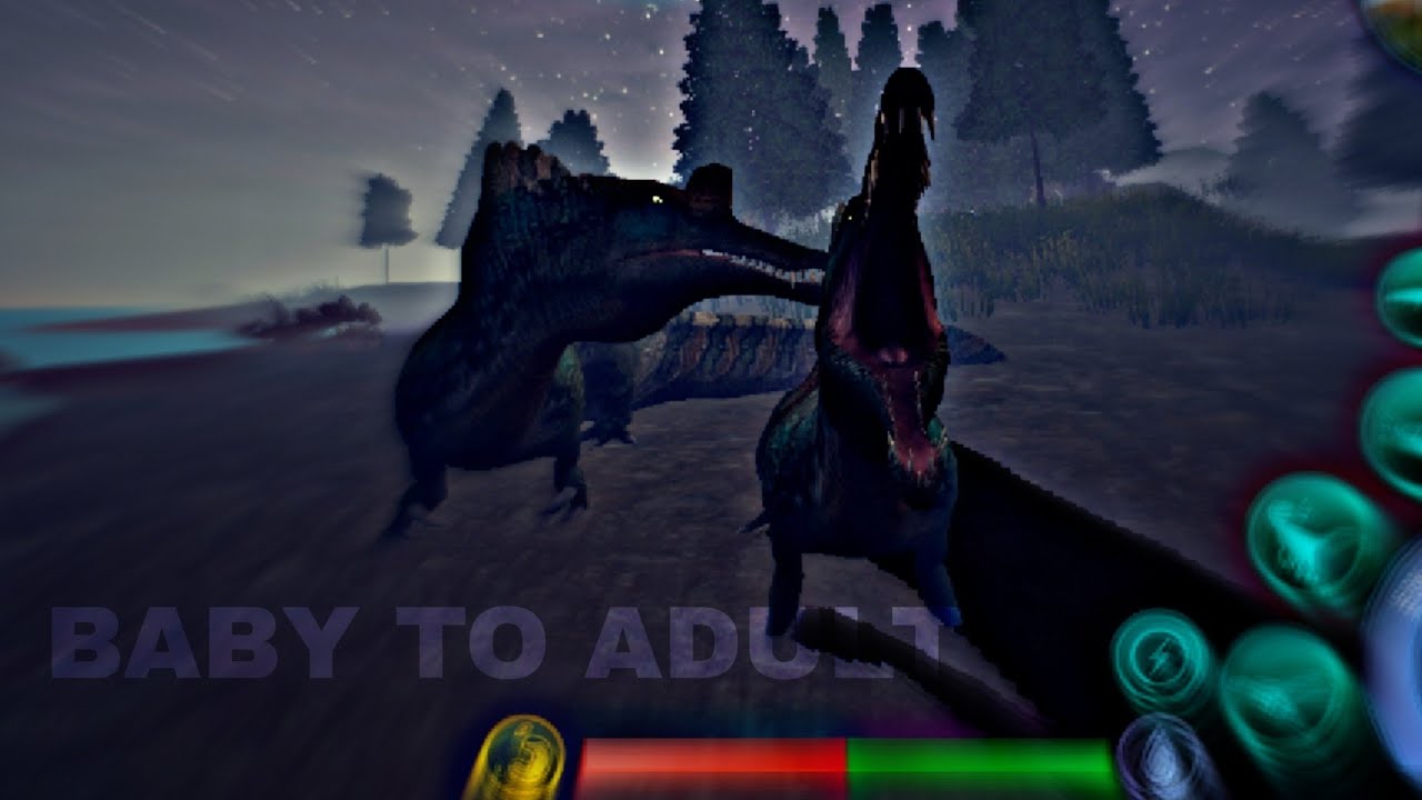 THE CURSED ISLE - SPINOSAURUS GAMEPLAY BABY TO ADULT #thecursedisle ...