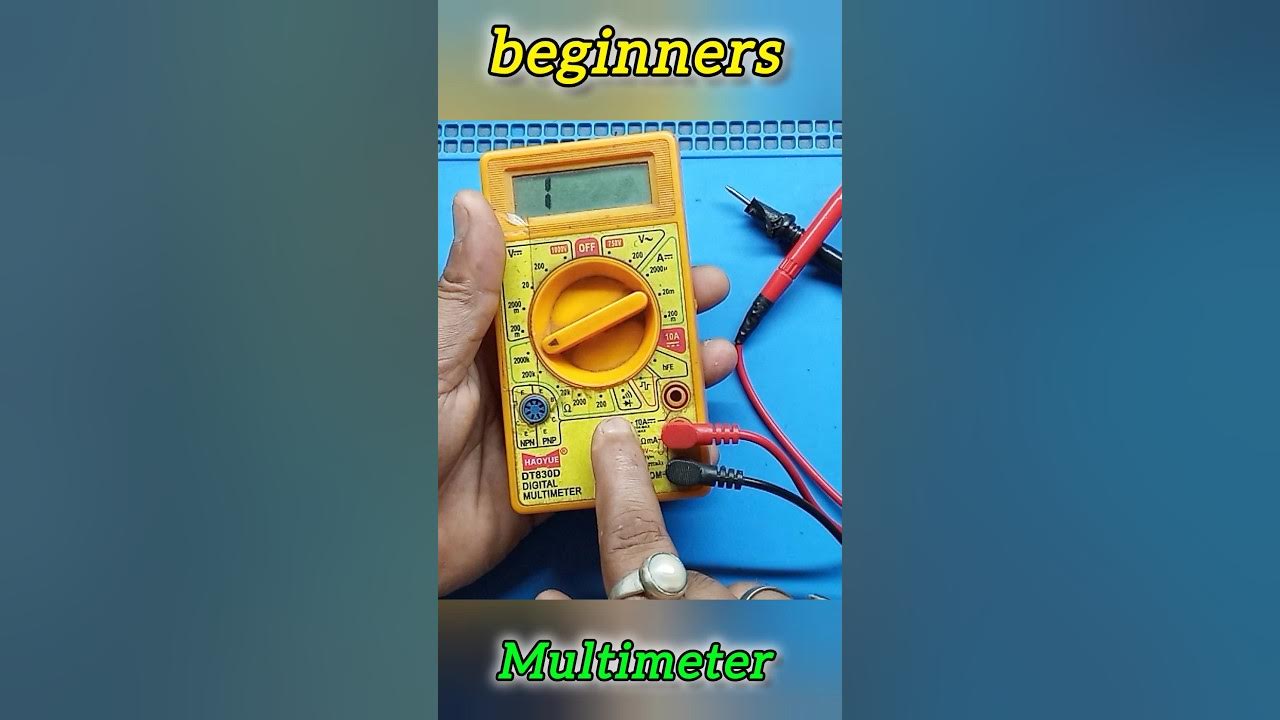 DT830D Digital Multimeter #multimeteruseinhindi #multimeter #shorts - YouTube