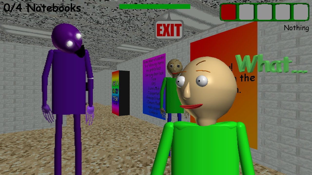 A SHADOW/PURPLE BALDI??? | BBRMS S2: The furthur house V1.1 - YouTube