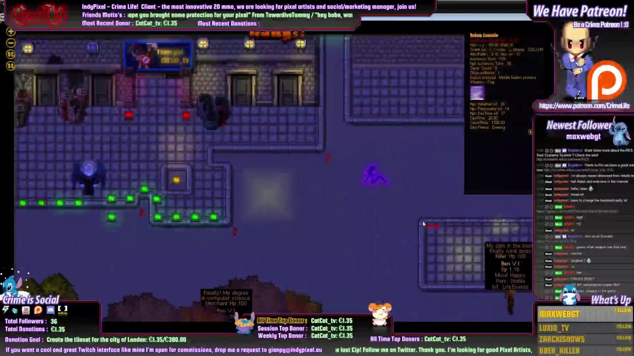 Crime Life 2d Mmo Dev Log 31 Gamedev Programming Coding Mmorpg Part 7 Youtube