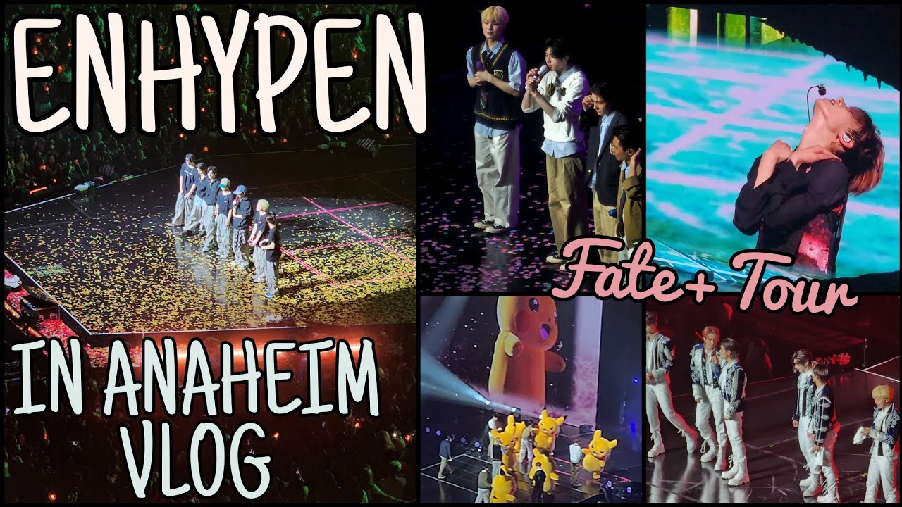 ENHYPEN FATE PLUS TOUR VLOG DAY 1 - in Anaheim - YouTube