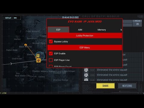 Codm global Mod Menu injecter V1.0.35 |Wallhack,Aimbot, Esp, garena 1.6 ...