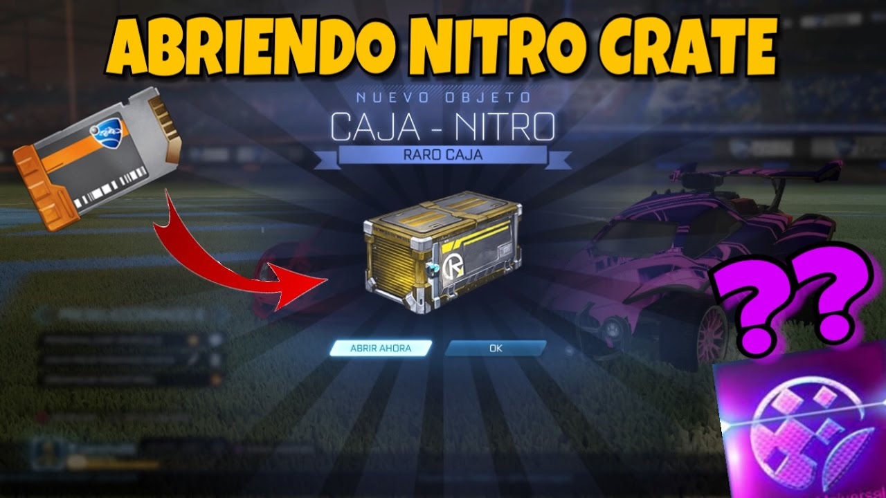 ABRIENDO NITRO CRATE!!! Y ME TOCA ESTO!!! ROCKET LEAGUE OPENING NITRO ...