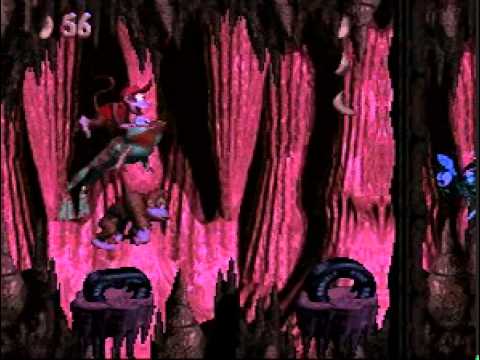 Donkey Kong Country (SNES) Walkthrough Part 2 - Monkey Mines - YouTube