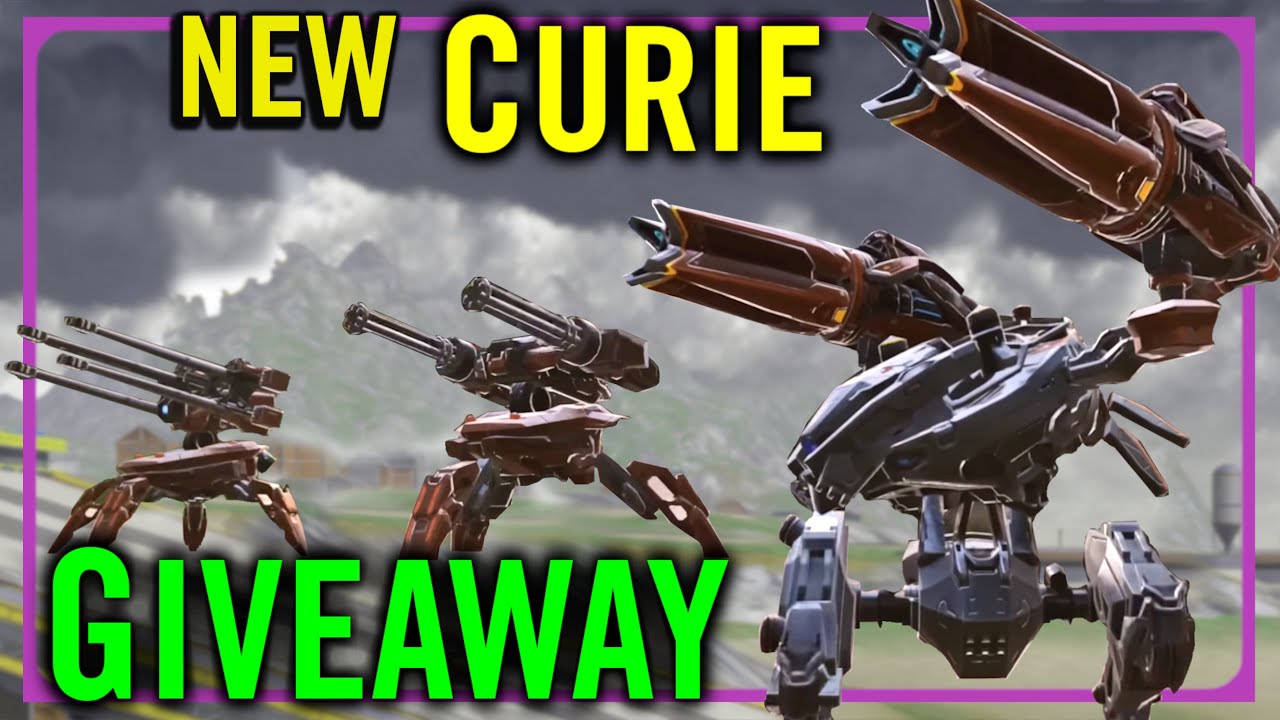 New Robot CURIE Giveaway & Gameplay - War Robots WR - YouTube