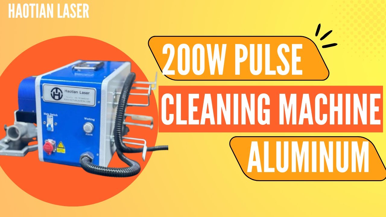 200W Pulse Cleaning Machine on Aluminum - YouTube