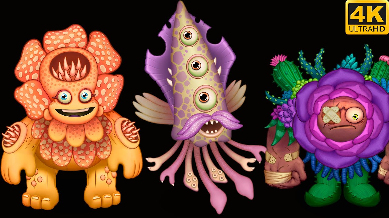 Epic Flowah, Epic Barrb, Epic Jellbilly - Animation / Comparison ...