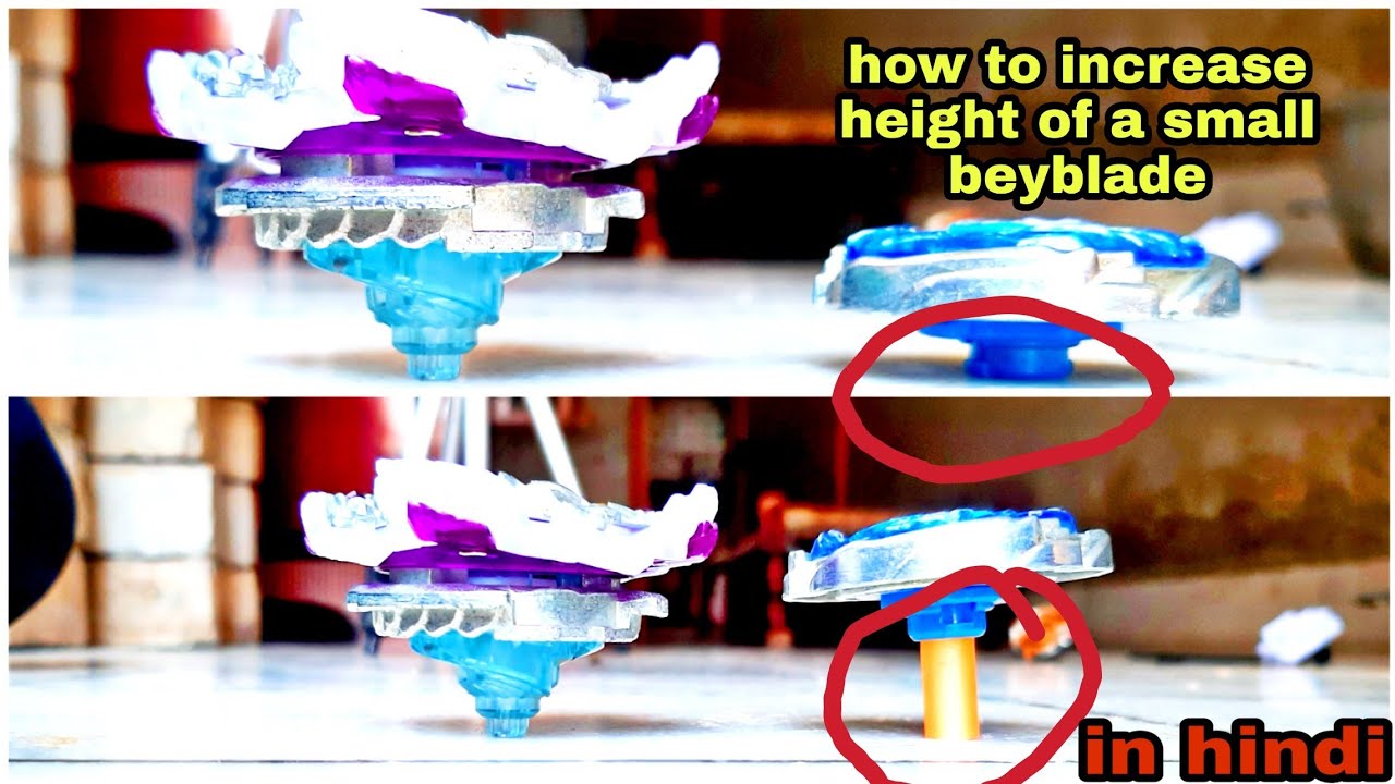 How to increase height of a small beyblade - YouTube