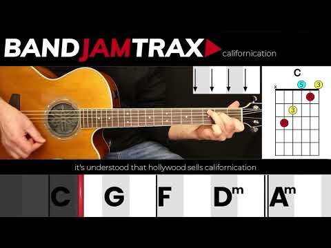 Californication - Red Hot Chili Peppers | EASY GUITAR LESSON | Scrolling Chords & Lyrics