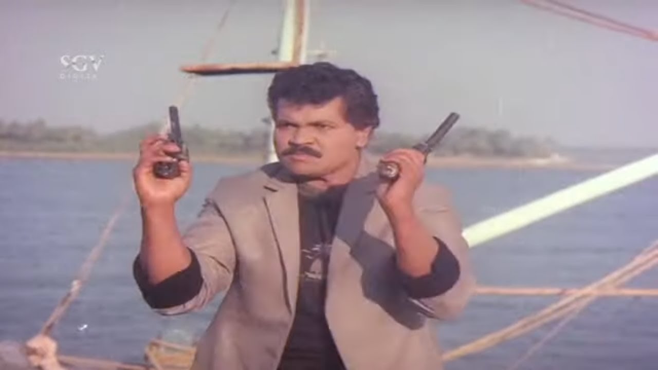 Super Climax Scene of Bombay Dada Kannada Movie | Tiger Prabhakar ...