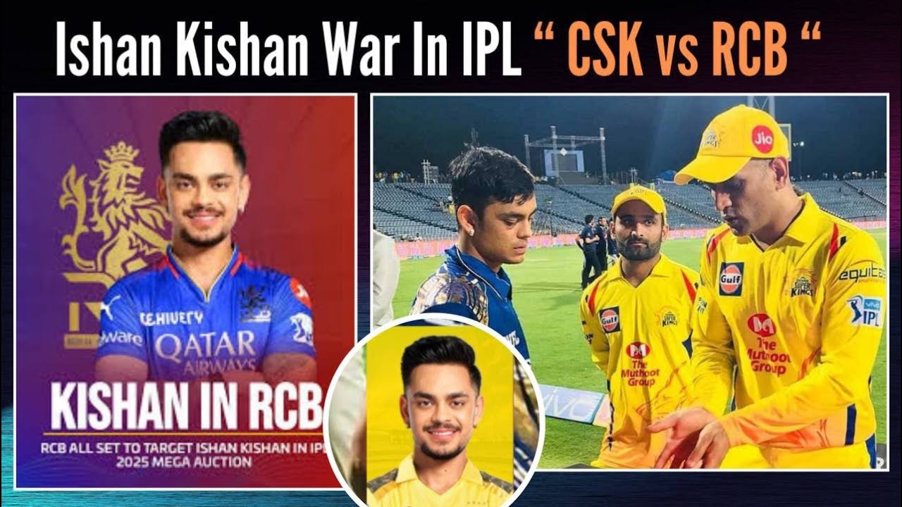 Ishan Kishan War In IPL.!! RCB & CSK Big Fight On Ishan Kishan - YouTube