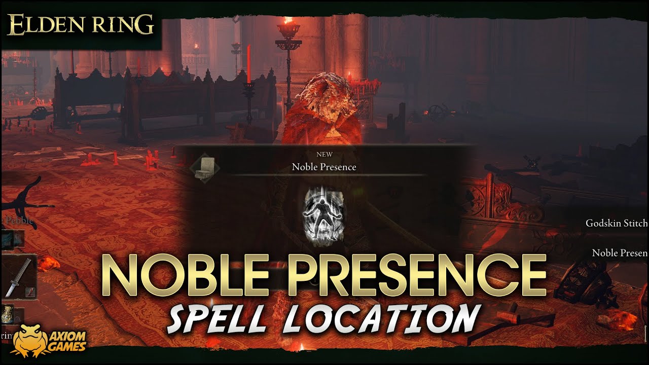 Elden Ring - Noble Presence Spell Location - YouTube