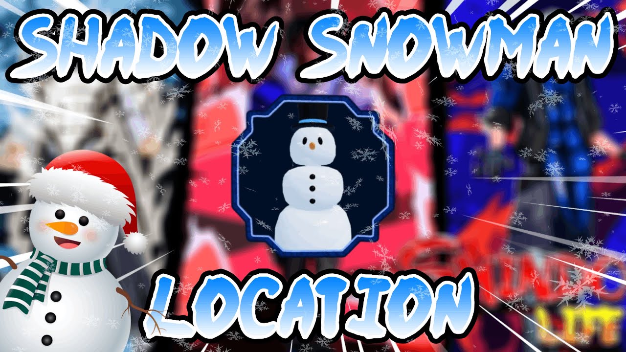 SHADOW SNOWMAN SPAWN LOCATION IN SHINDO LIFE ROBLOX! | How To Unlock ...