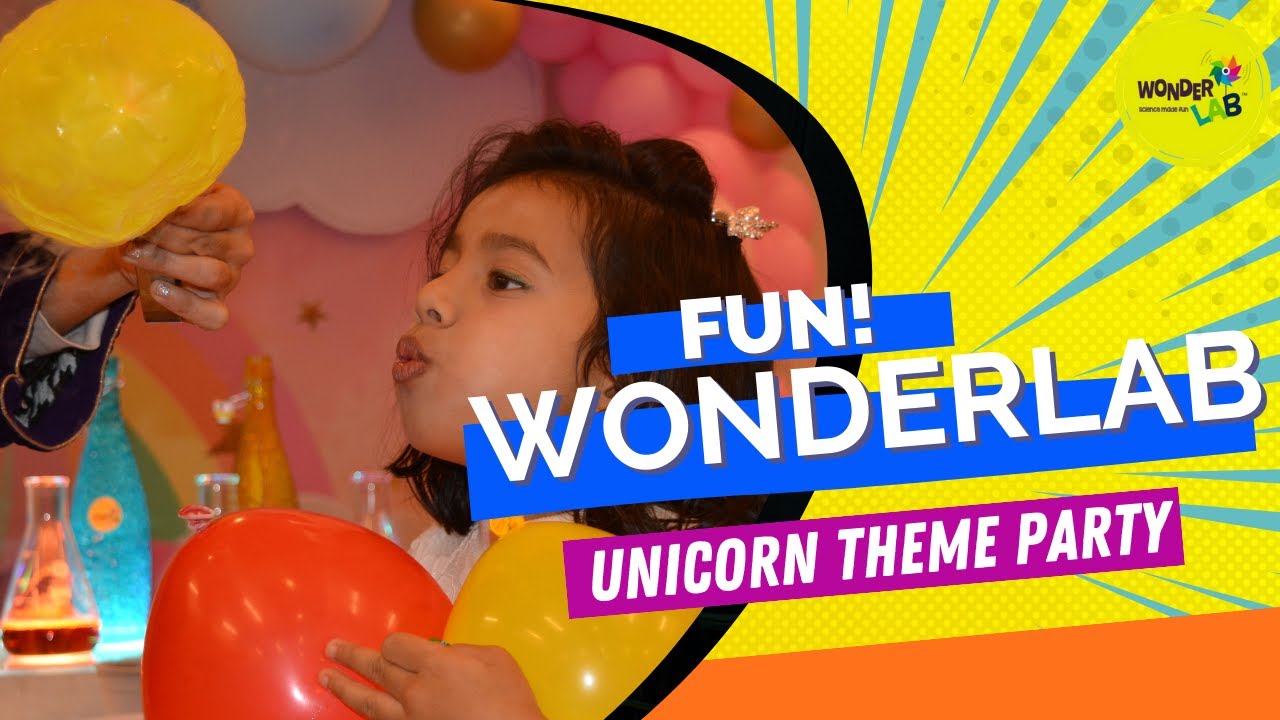 Sneak Peek into Wonderlab's UNICORN Party! - YouTube