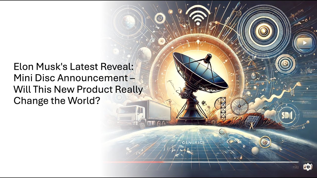 Elon Musk's Latest Reveal: Mini Disc Announcement – Will This New ...
