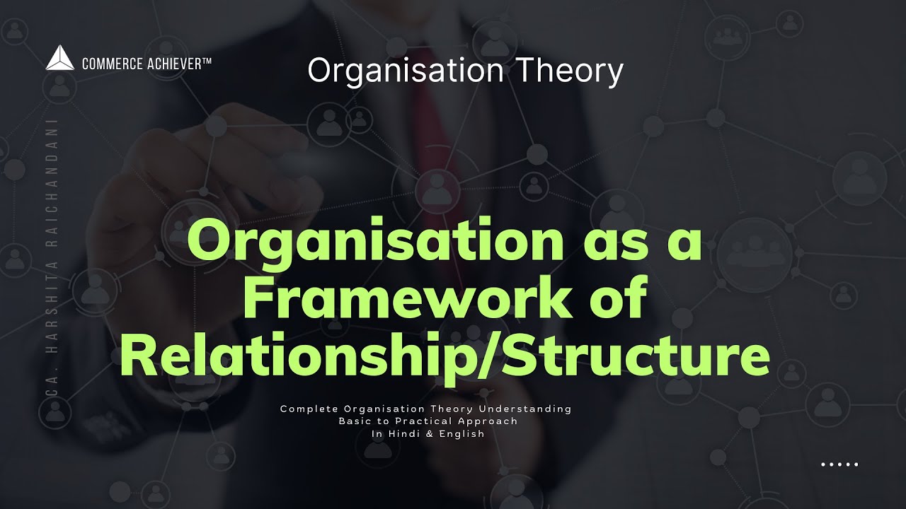 Organization as a Framework of Relationship : Organization as a ...