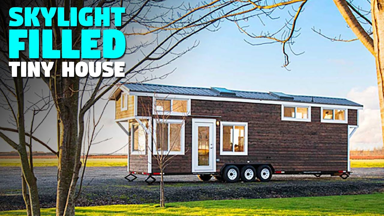 This Tiny House Filled With Skylights! - YouTube