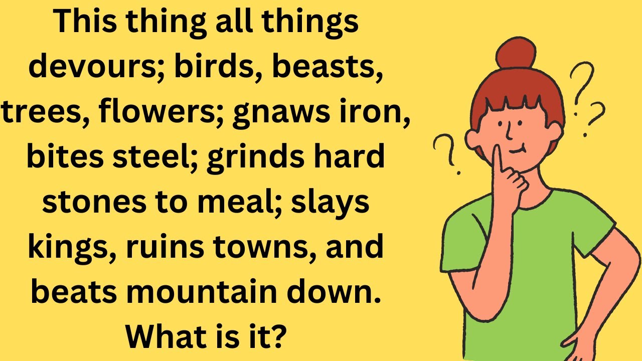 Brain-Busting Riddles to Test Your Logic Skills - YouTube