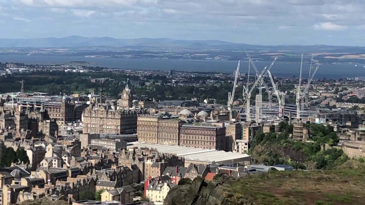 Panorama of Edinburgh - YouTube