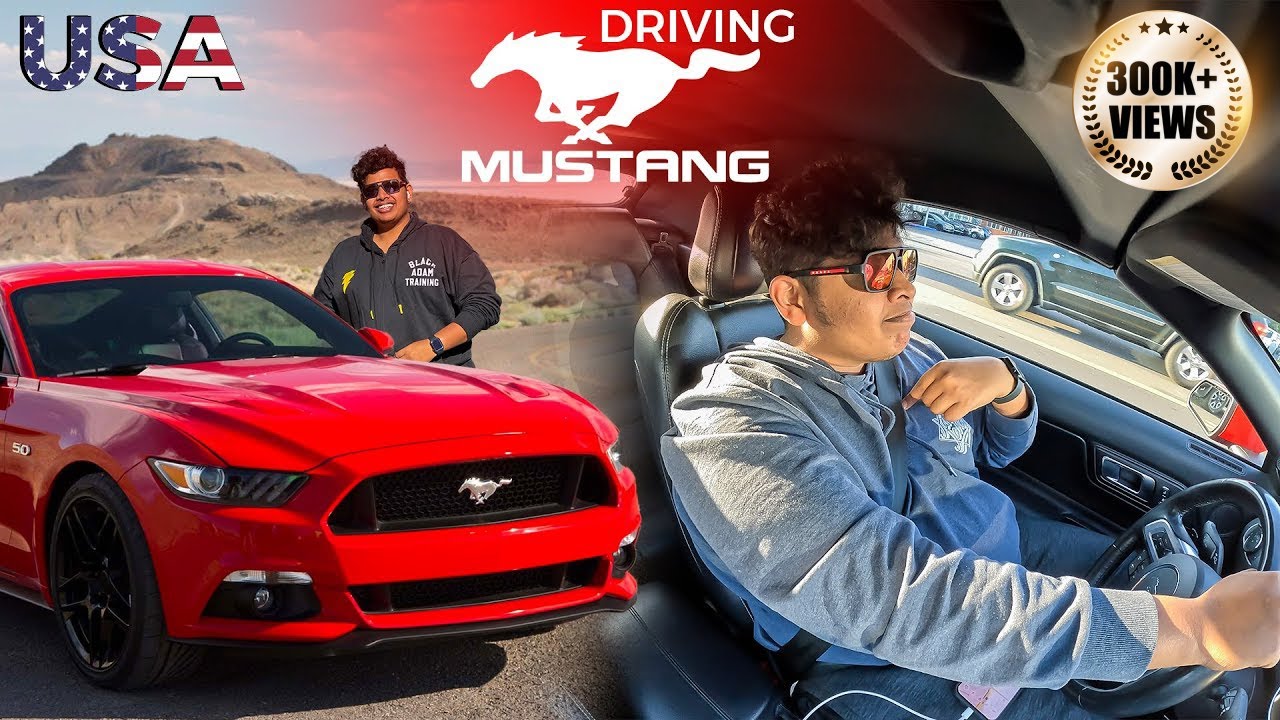 Driving Mustang in USA 🔥🇺🇲 | Highway Drive ️ - Irfan's View - YouTube